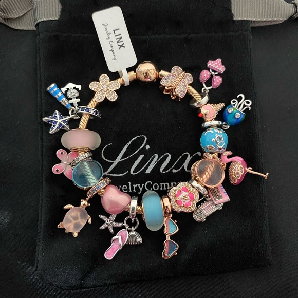 Linx | Jewelry | Linx Rose Gold Bracelet With Summer And Beach Themed ...